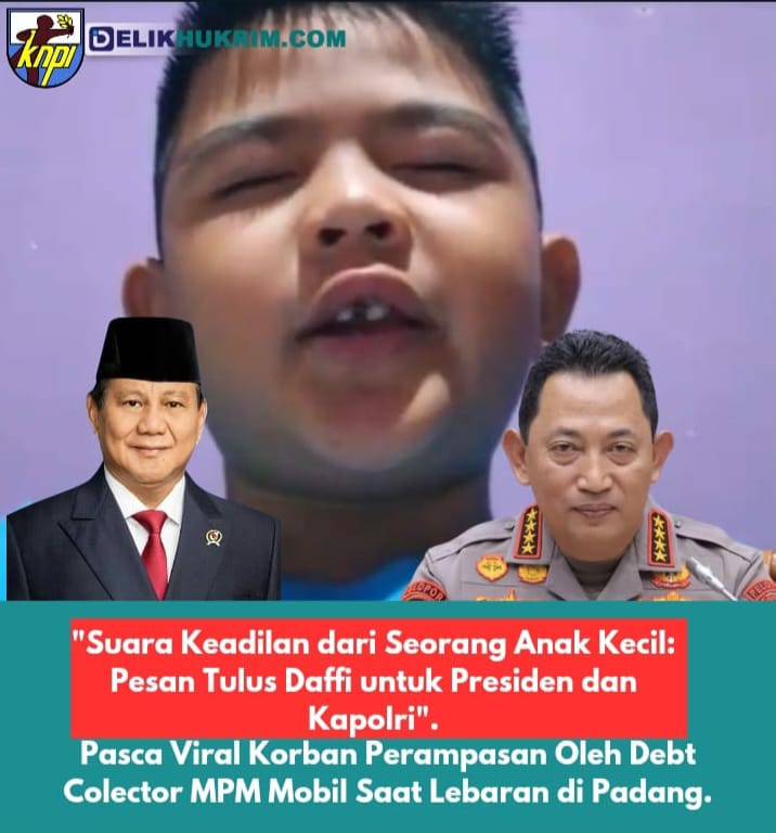 "Suara Keadilan dari Seorang Anak Kecil: Pesan Tulus Daffi untuk ...